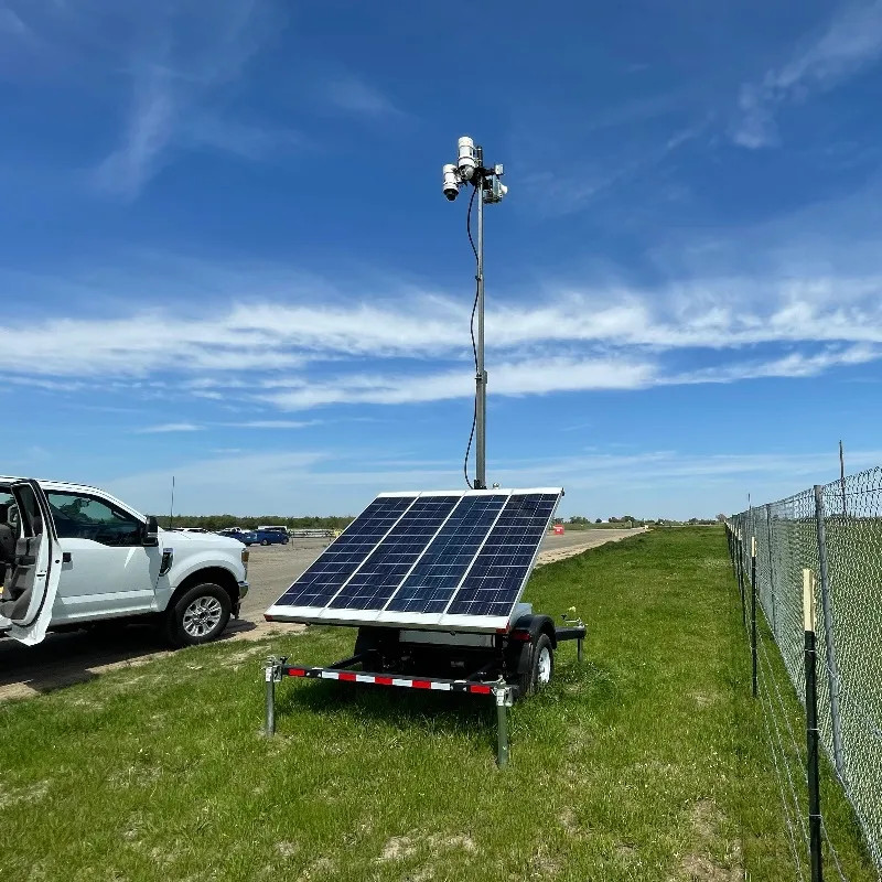 Security Cameras & Surveillance Trailers for Solar Farms | WCCTV