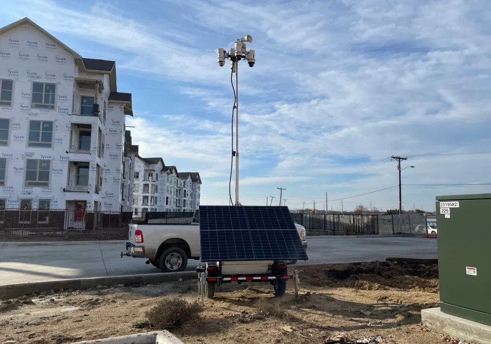 Why Choose WCCTV Solar Trailers for Security at your Jobsite